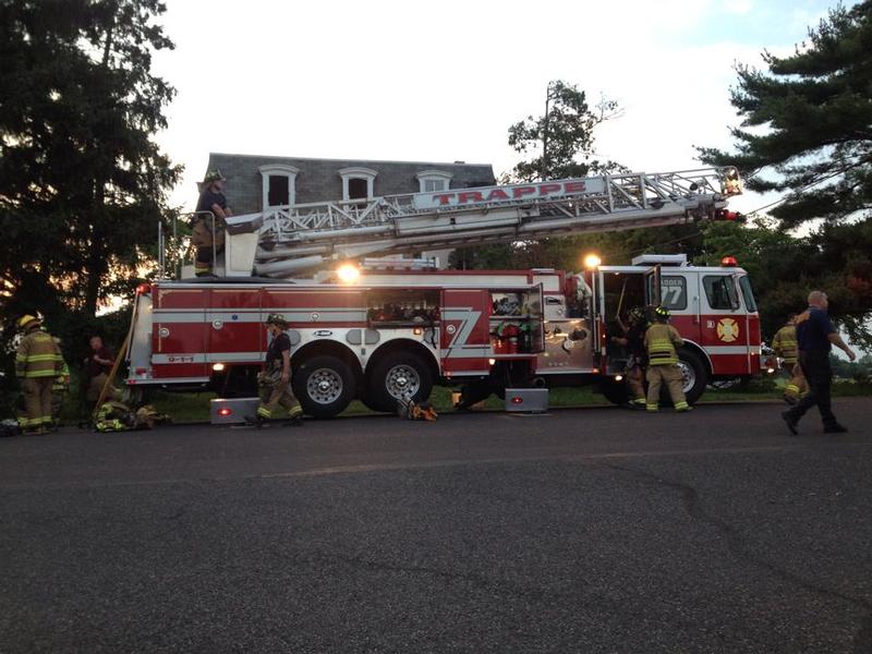 Skippack Twp. Abandon House Fire - Trappe Fire Company