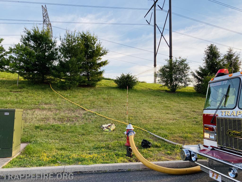 Trappe Fire Company Drills On Pumping With Engine 77 and Tac 77 ...