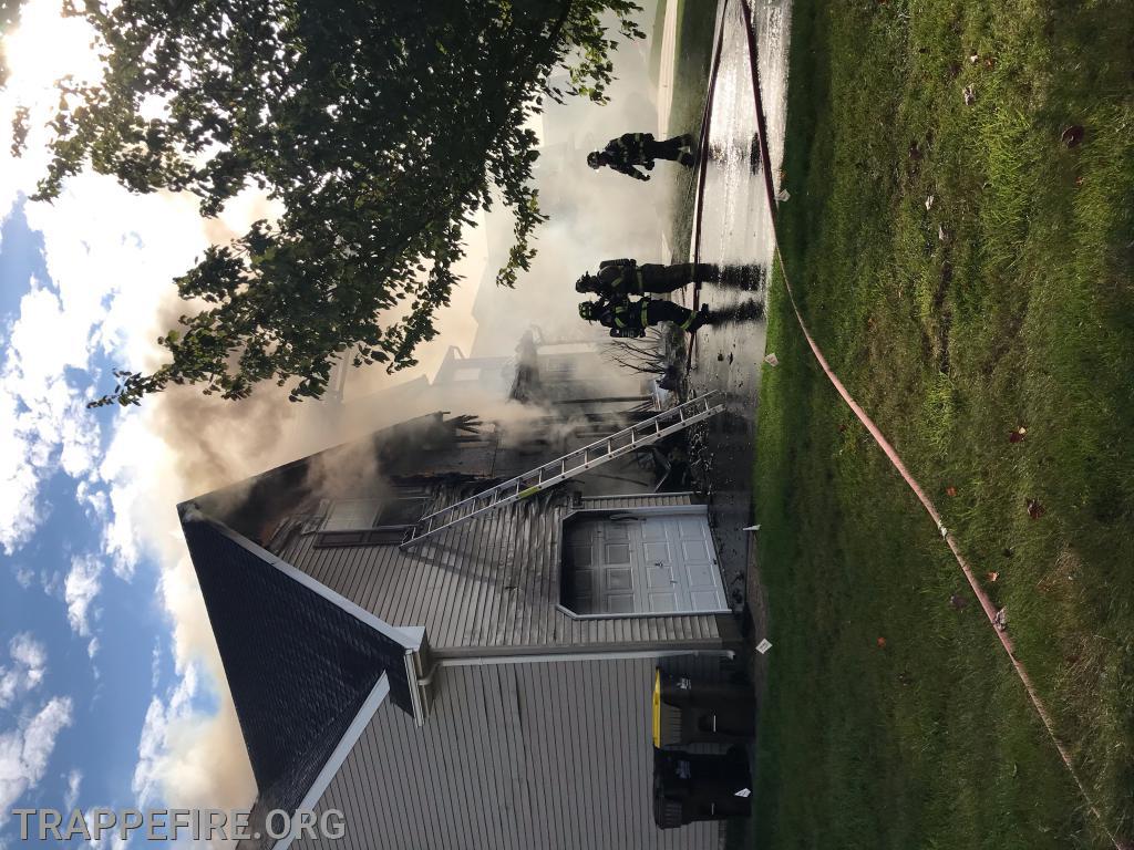 House Fire in Limerick Township - Trappe Fire Company
