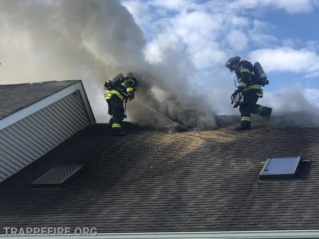 House Fire in Limerick Township - Trappe Fire Company