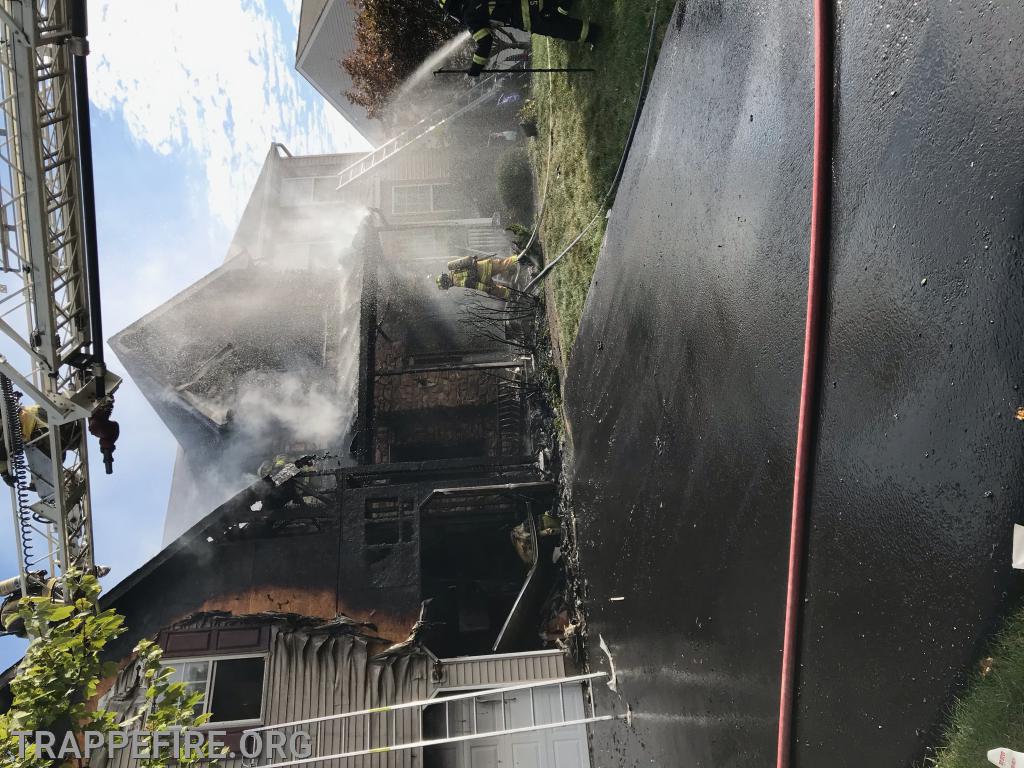 House Fire in Limerick Township - Trappe Fire Company