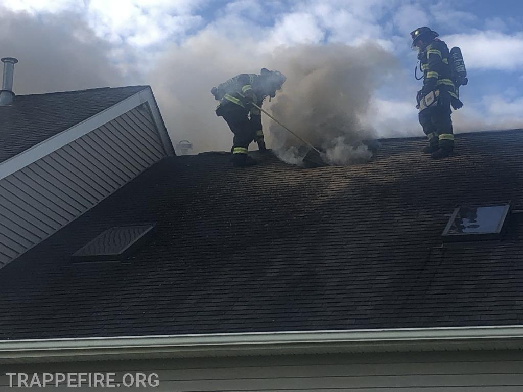 House Fire in Limerick Township - Trappe Fire Company