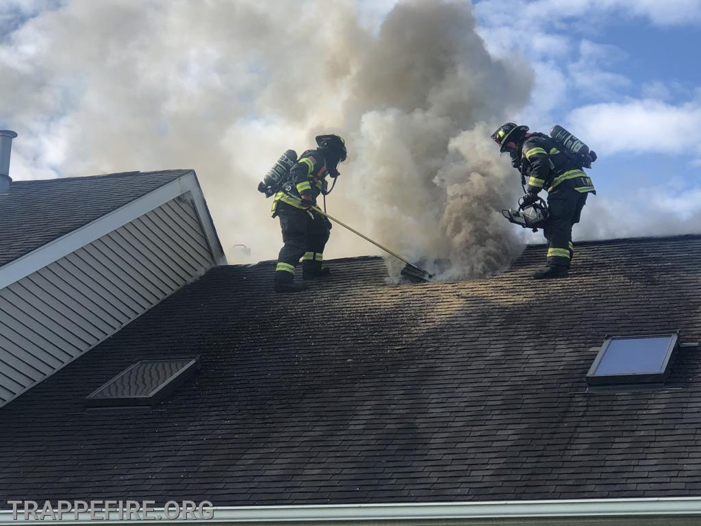 House Fire in Limerick Township - Trappe Fire Company