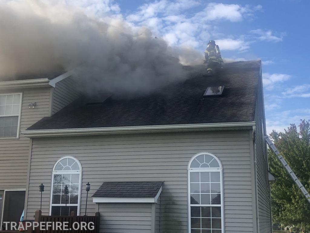 House Fire in Limerick Township - Trappe Fire Company